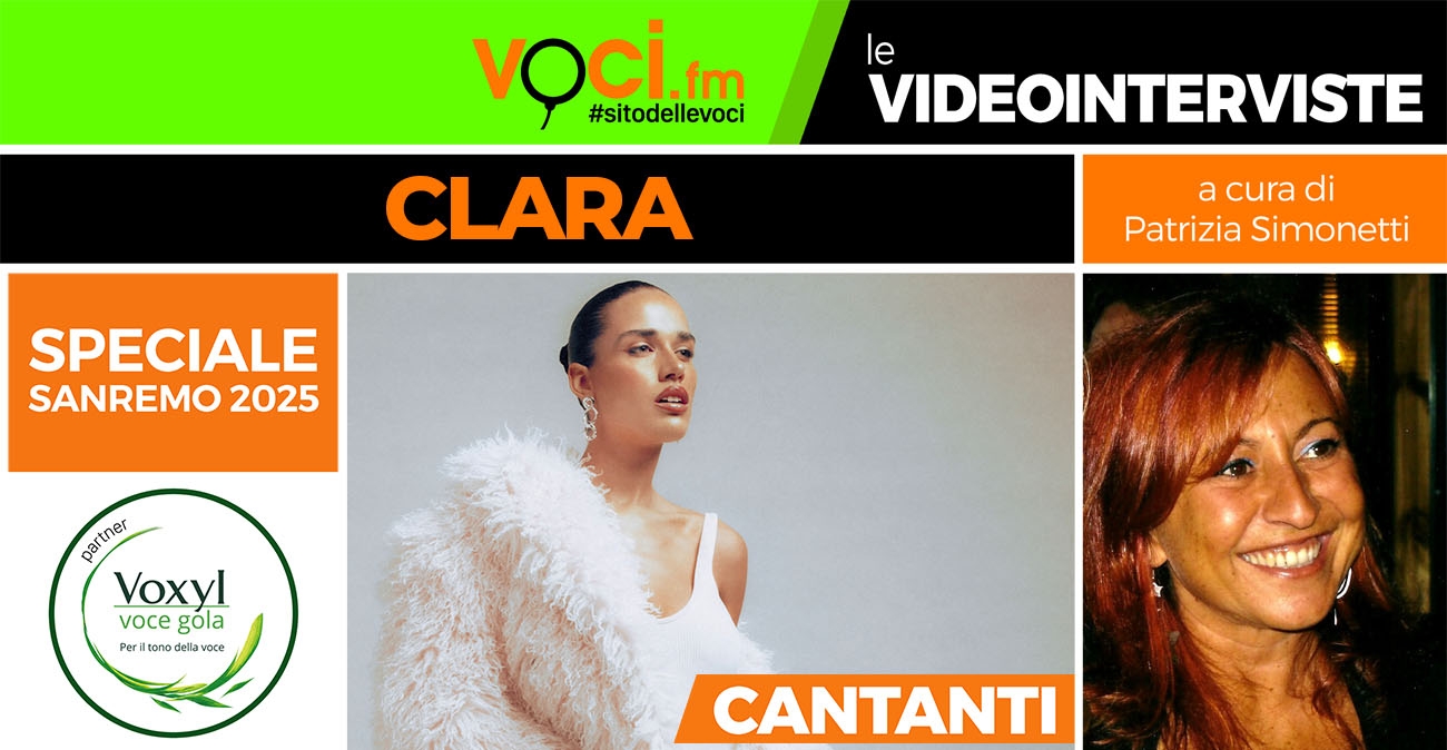 Sanremo 2025: CLARA su VOCI.fm - voci.fm