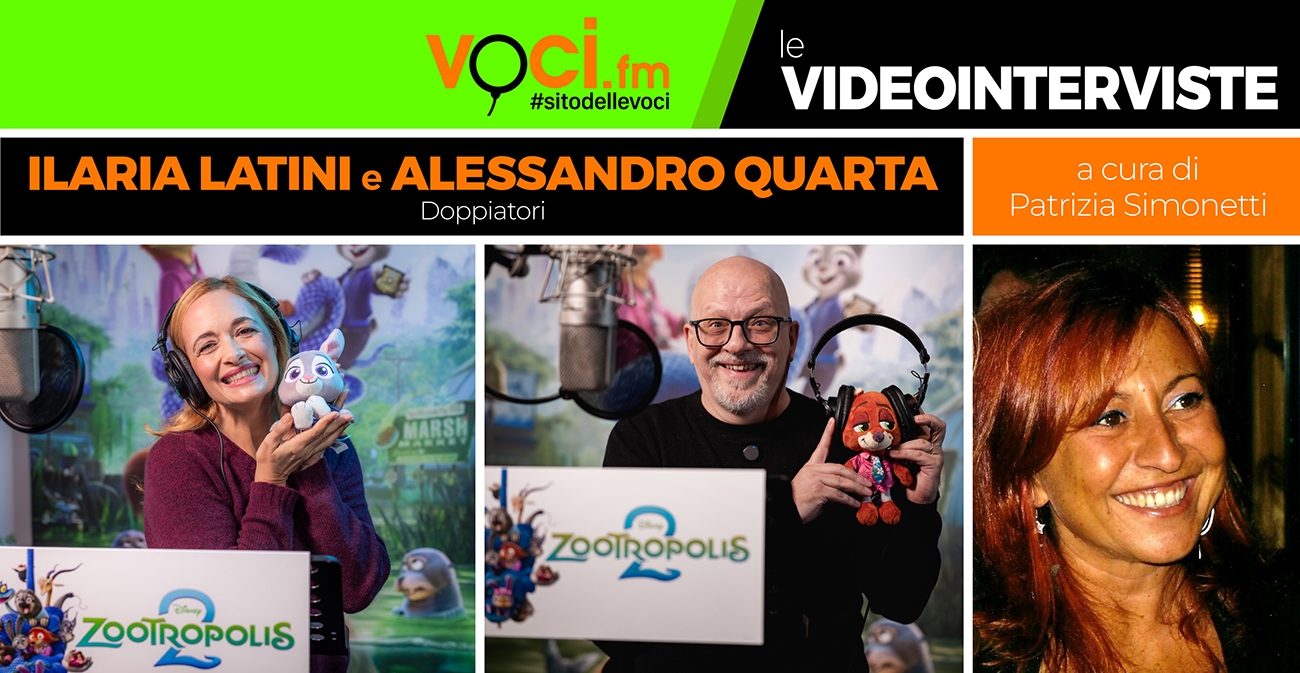 Ilaria Latini e Alessandro Quarta, voci di Judy e Nick in "Zootropolis ...