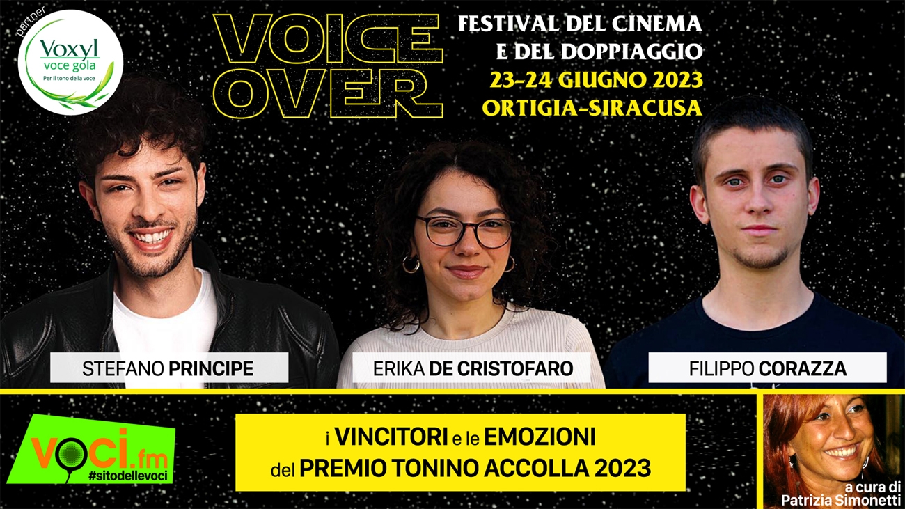 I vincitori e le emozioni del Premio Tonino Accolla 2023 - voci.fm