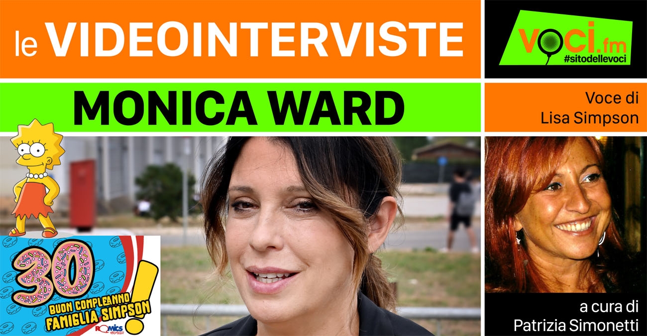 Monica Ward voce di Lisa Simpson: l'intervista video di VOCI.fm - voci.fm